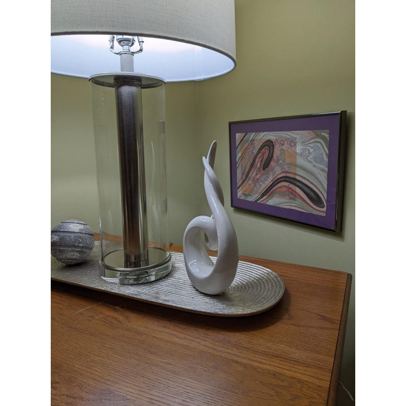 The Holiday Aisle® Modern Abstract Art Table Decoration,Ceramic Statue ...