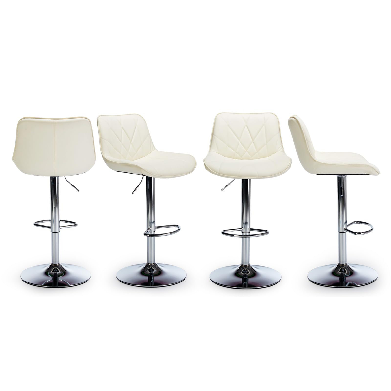 Hokku Designs Counter Height 360 Degree Rotatable Adjustable Bar Stools ...