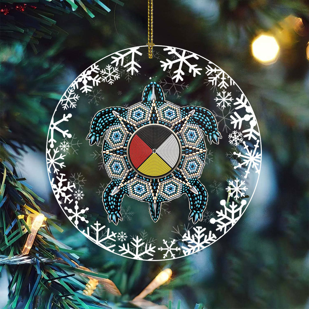 The Holiday Aisle® Ocean Turtle Ornaments, Native American Christmas ...