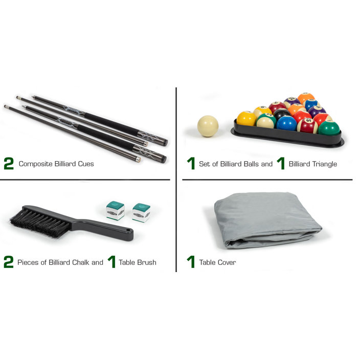 Panama Jack Billiard Panama Jack Outdoor 7' Pool Table with Leg ...