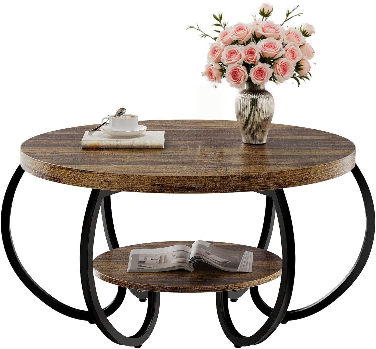 17 Stories Round Coffee Table - Wayfair Canada