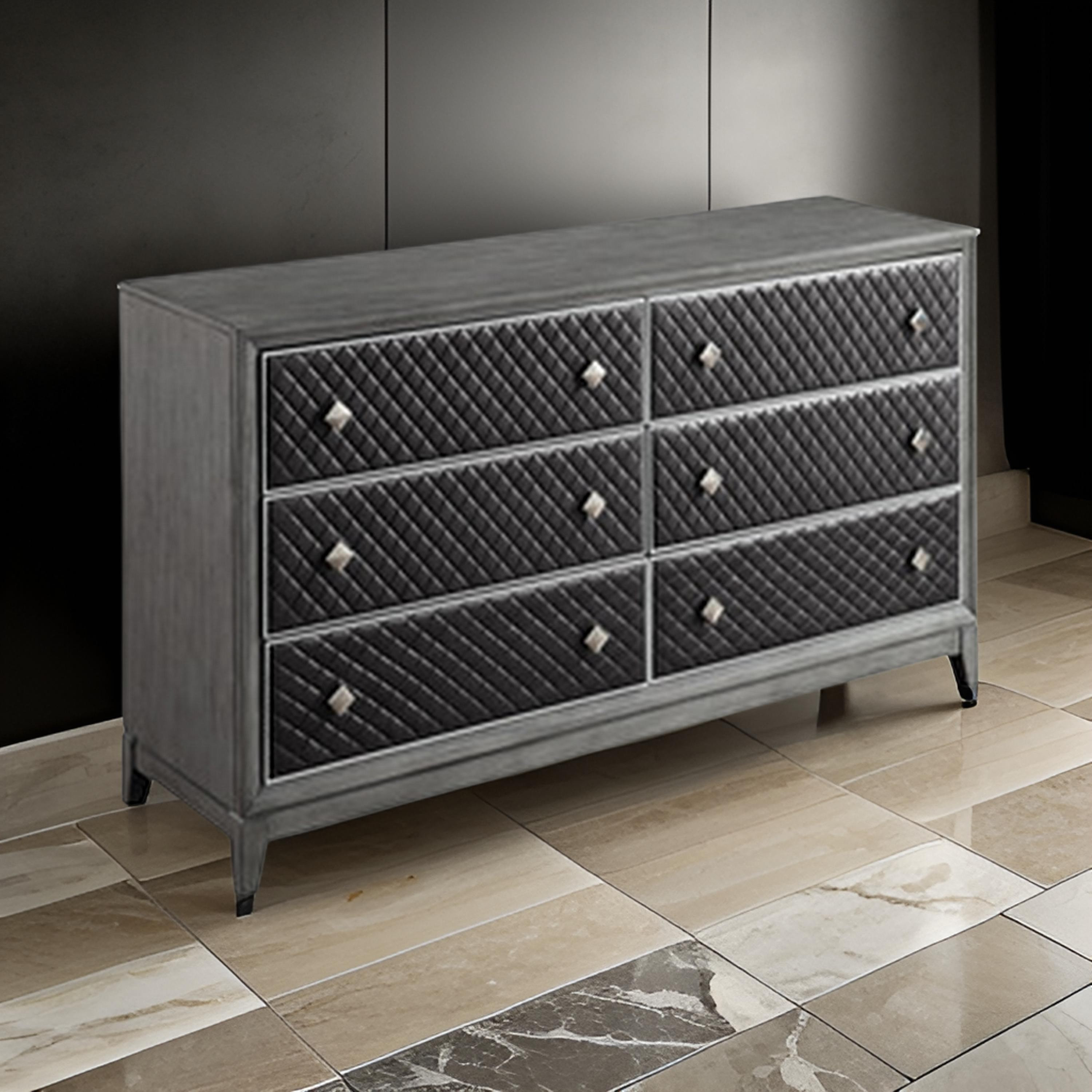 Winston Porter Randahl 6 Drawer 64" W Double Dresser | Wayfair