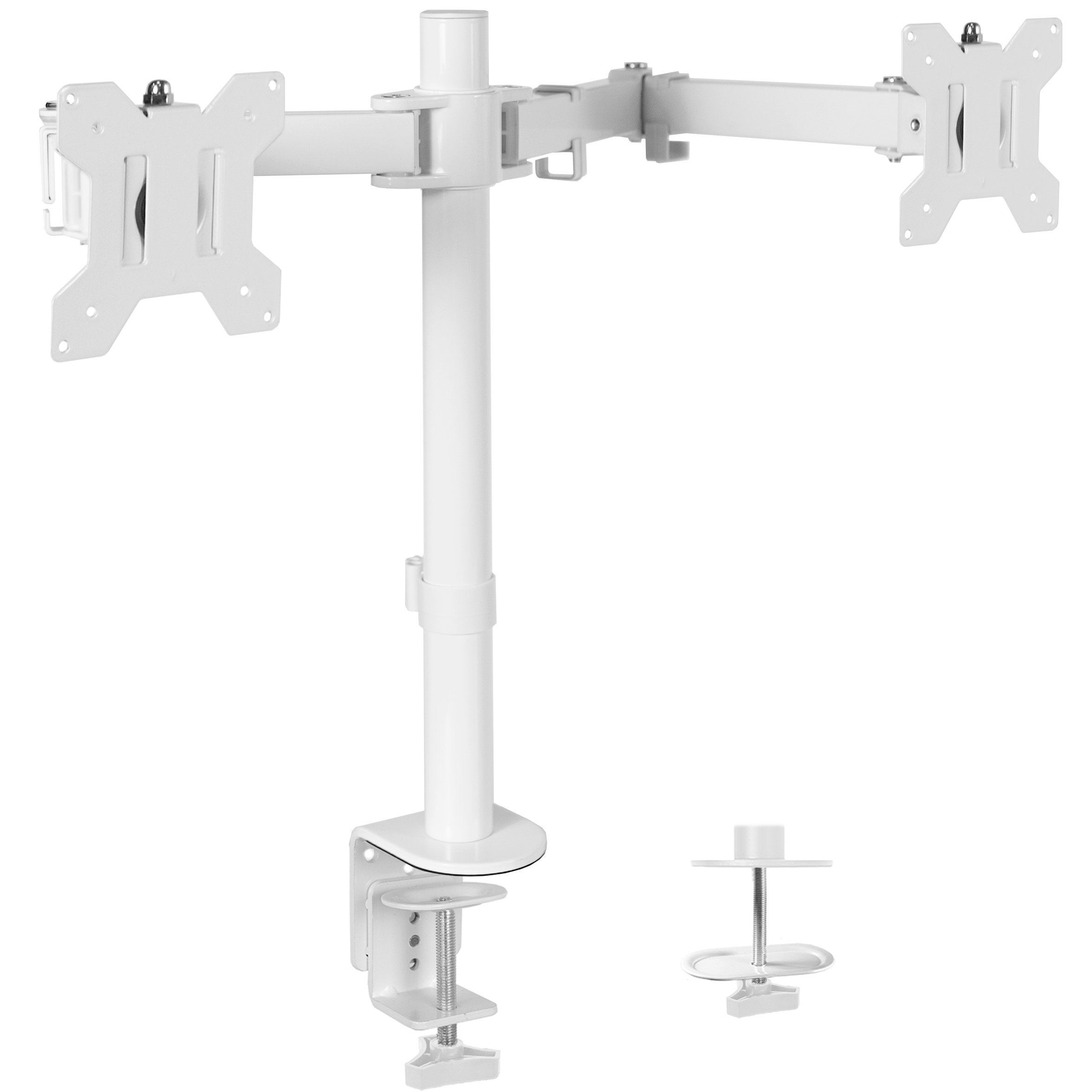 VIVO Dual Monitor Desk Mount Adjustable Stand, Fits Screens up to 30 ...