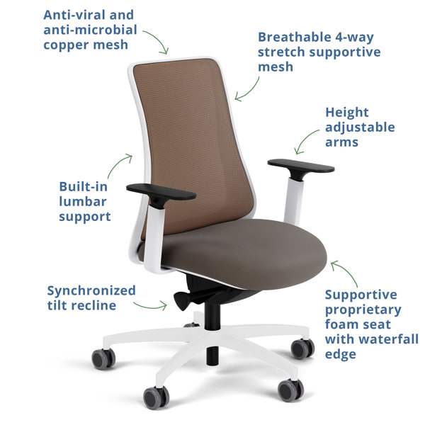 Via Seating Genie® Ergonomic Task Chair | Wayfair
