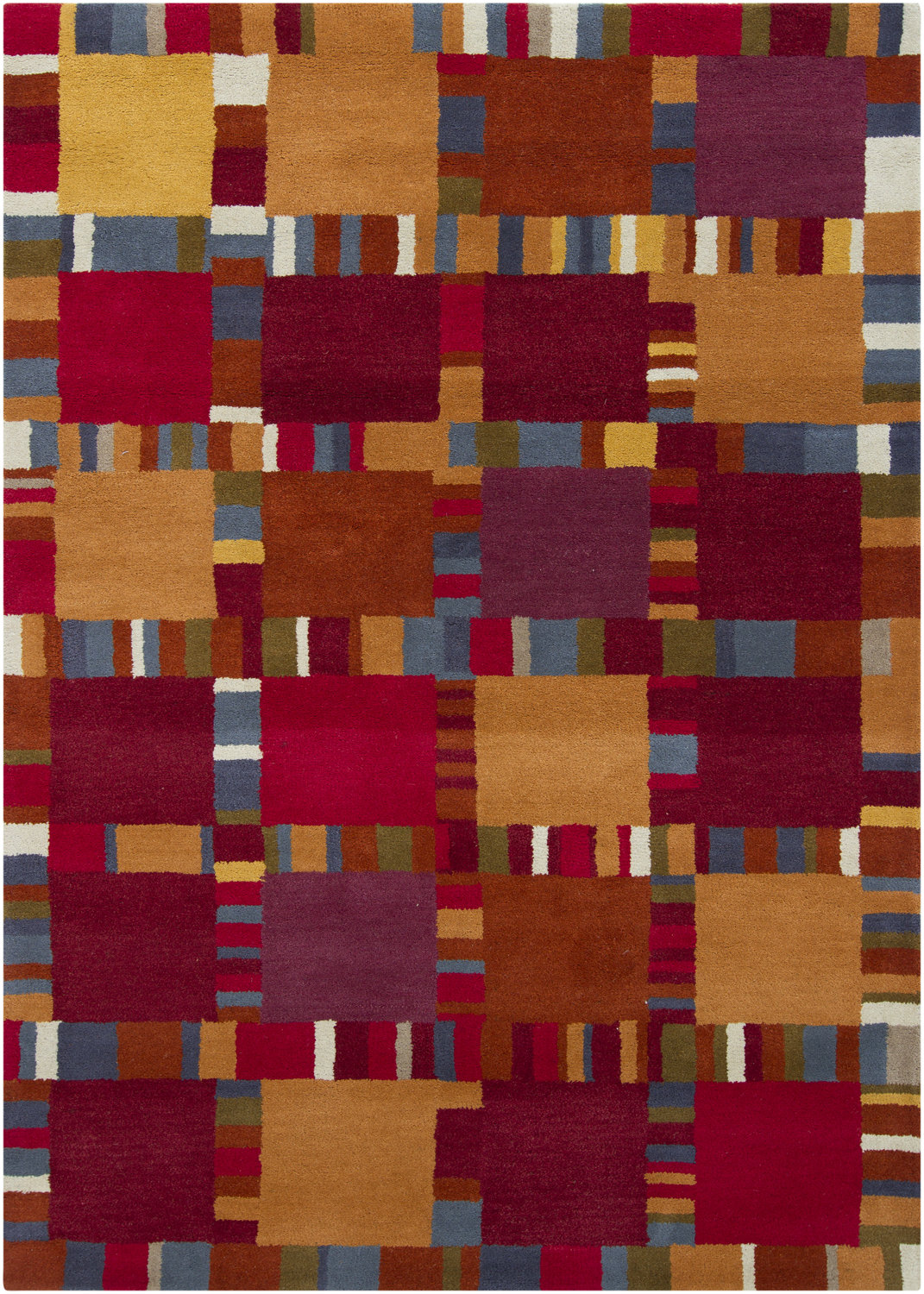 Chandra Rugs Templos Geometric Area Rug | Wayfair