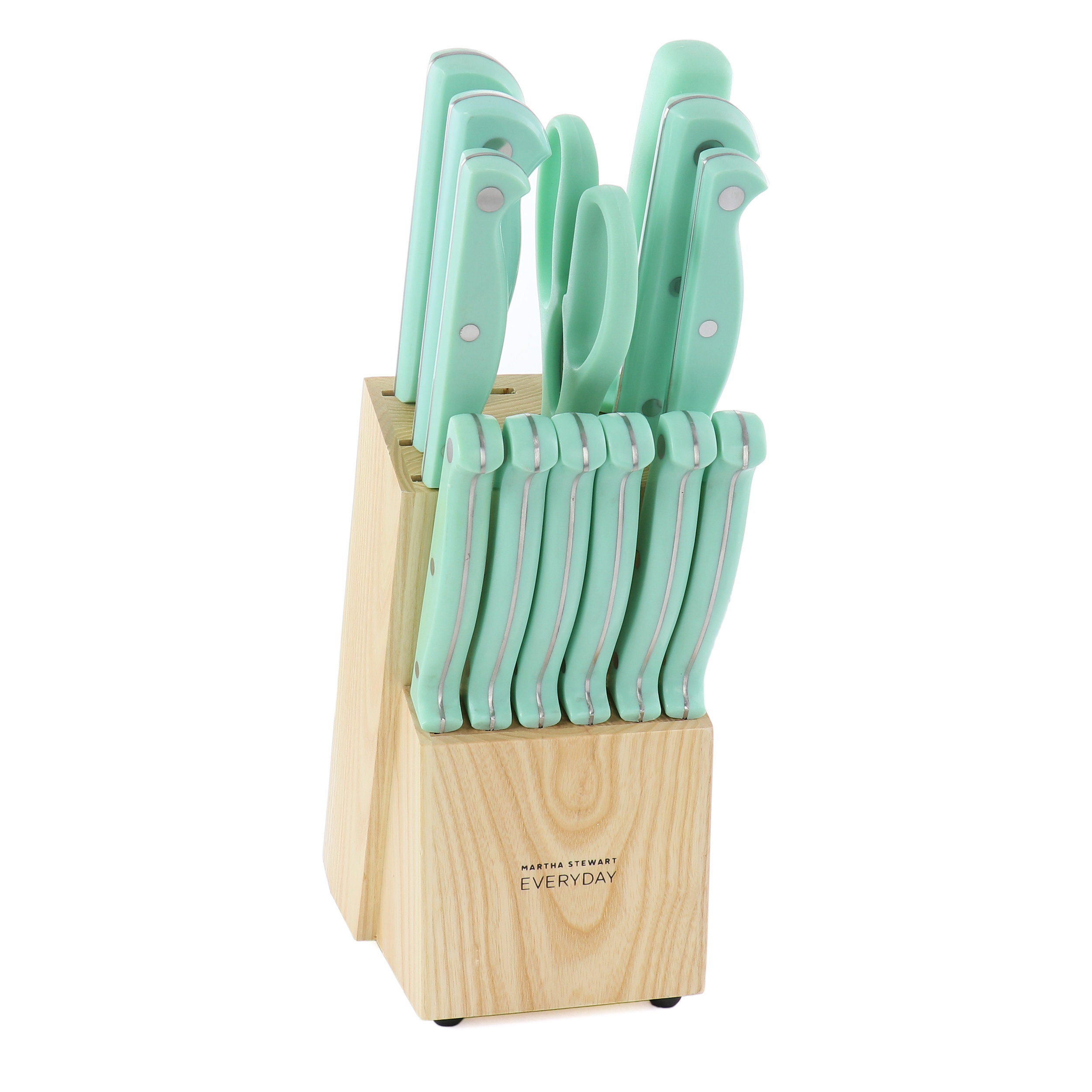 Martha Stewart 14 Piece Stainless Steel Knife Block Set | Wayfair