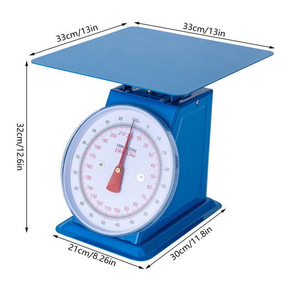 SUNYOU 220-LBS Industrial Dial Scale- Heavy Duty Portion-Control ...