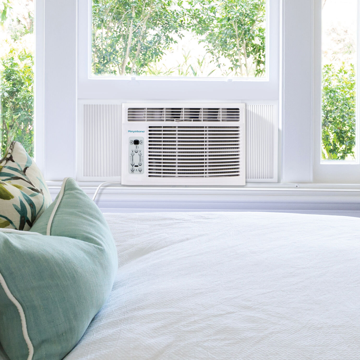 Keystone 12,000 BTU Window-Wall Air Conditioner with 11,000 BTU ...