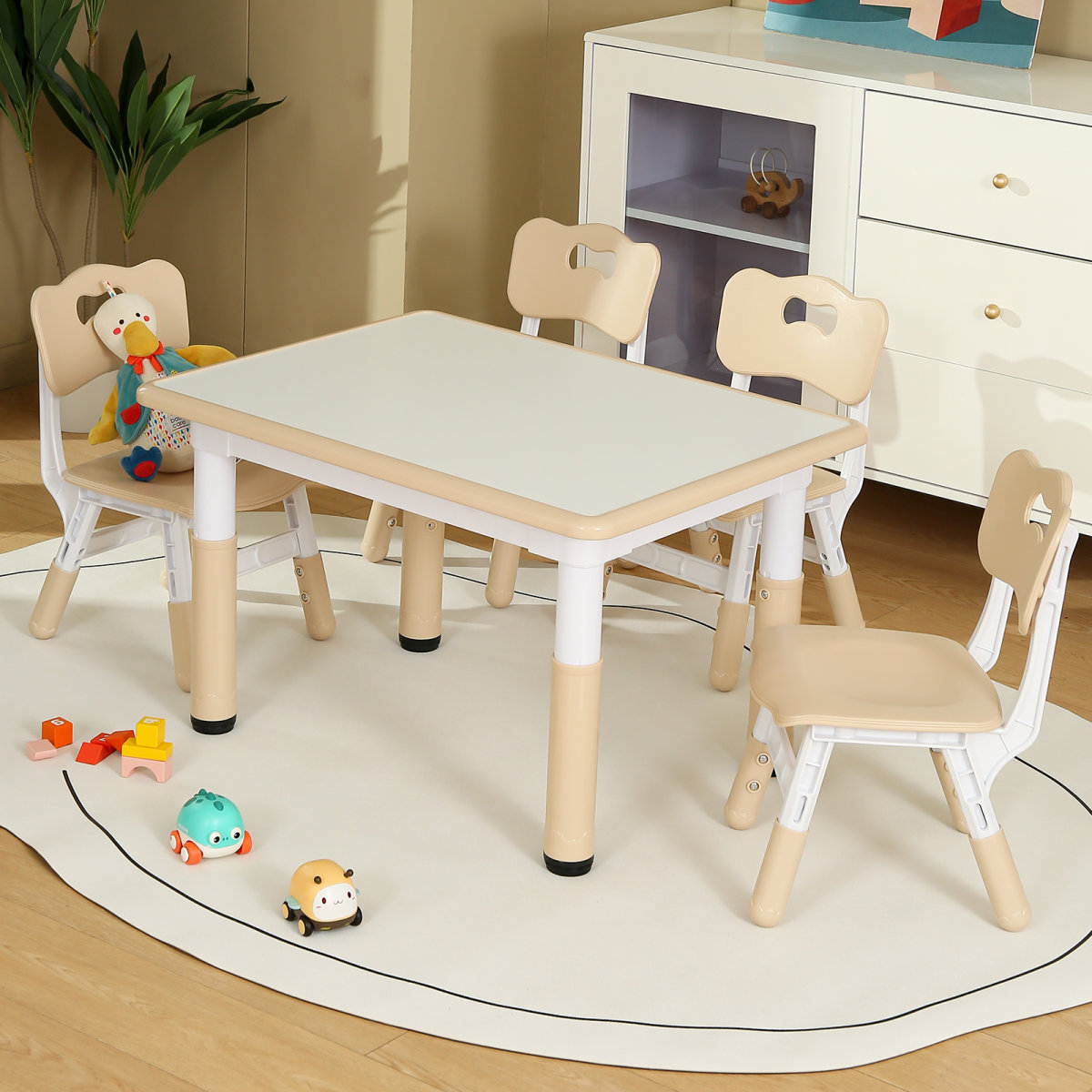 Zoomie Kids Buser 4 - Student Preschool Desk Or Activity Chair and ...