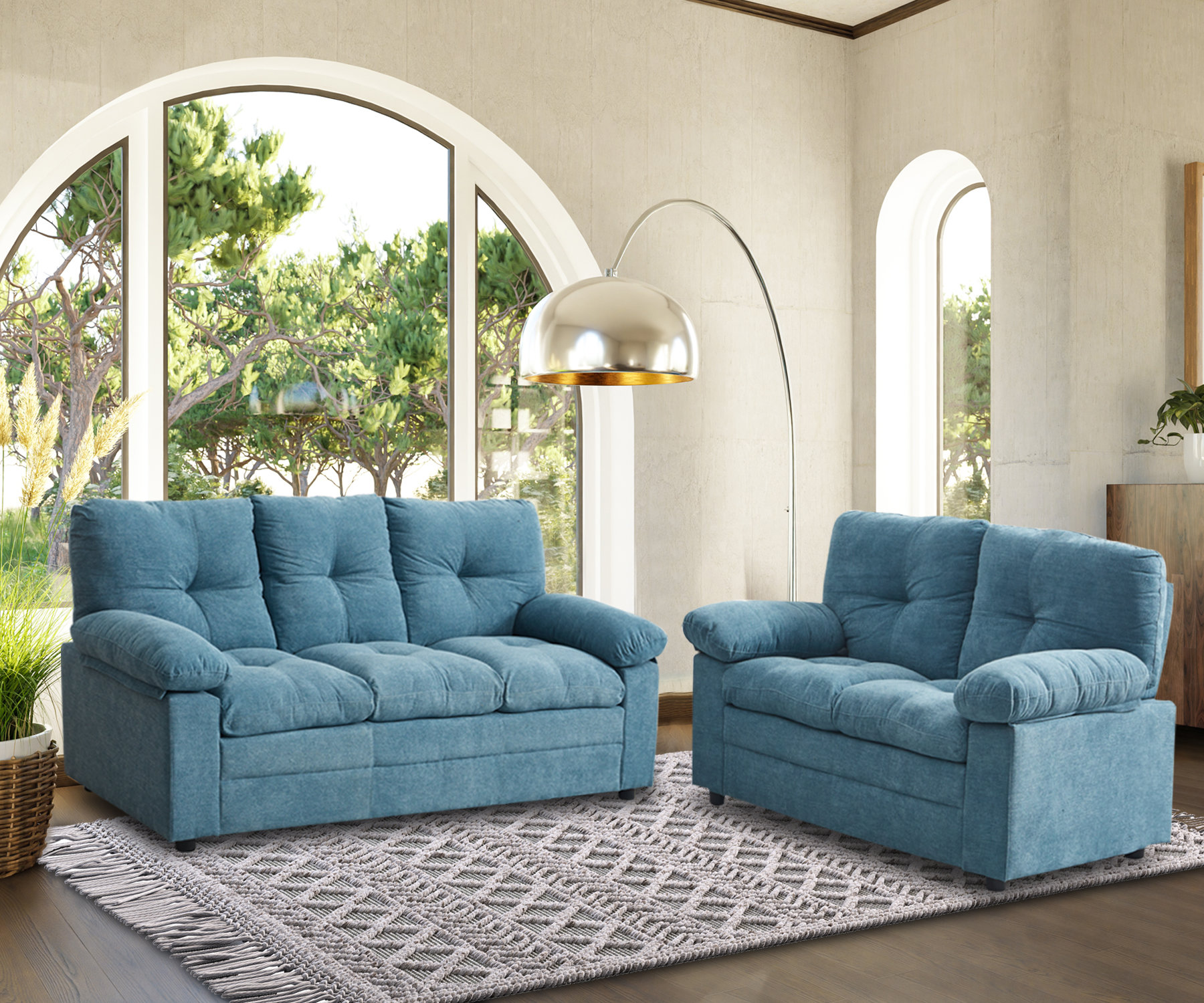 Ebern Designs Muhannad 2 Piece Living Room Set | Wayfair