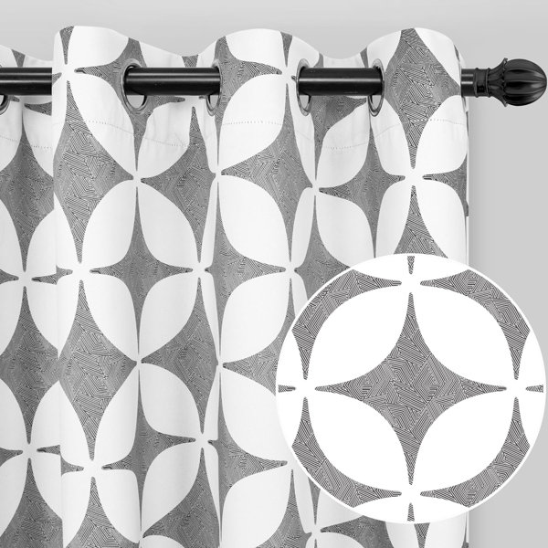 Corrigan Studio® Gimenez Geometric Blackout Mid Century Moroccan ...