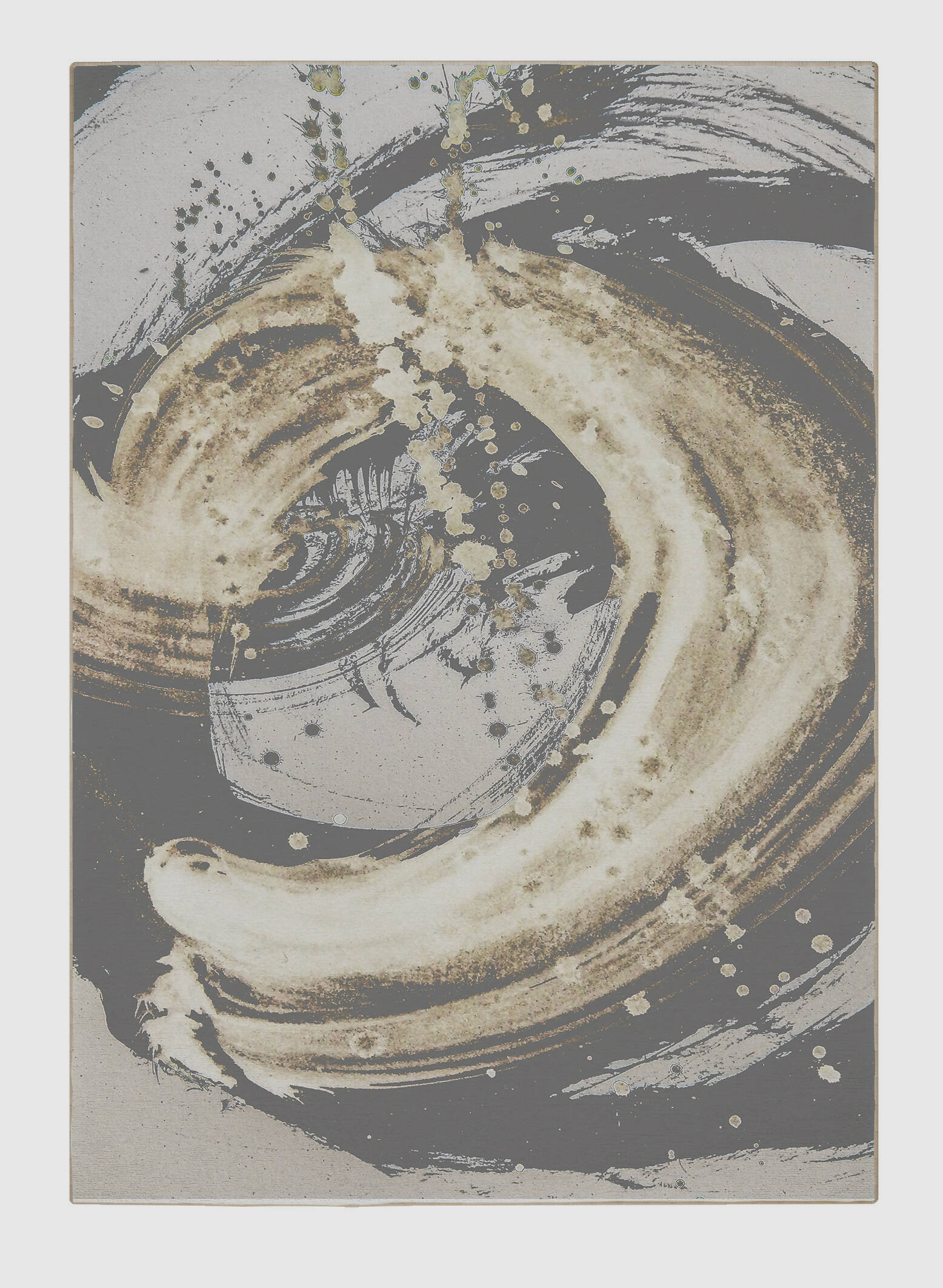 Ivy Bronx Erofelia Abstract Machine Woven Chenille/Polyester Area Rug ...