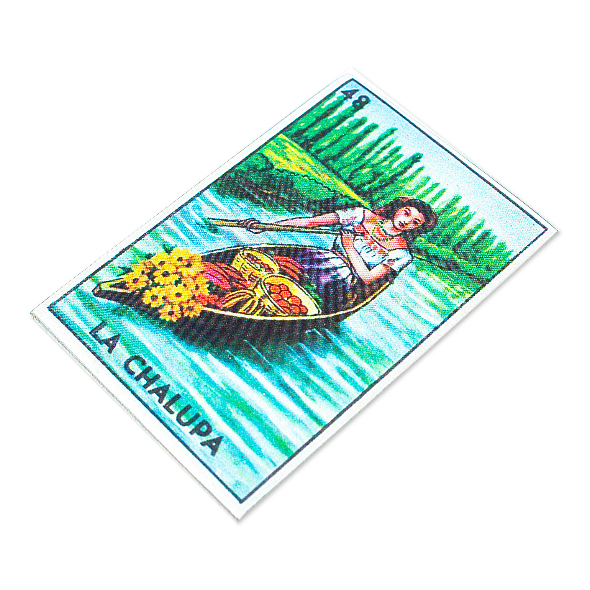 Trinx Jyheem Mexican Rivers Decoupage Wood Magnet | Wayfair