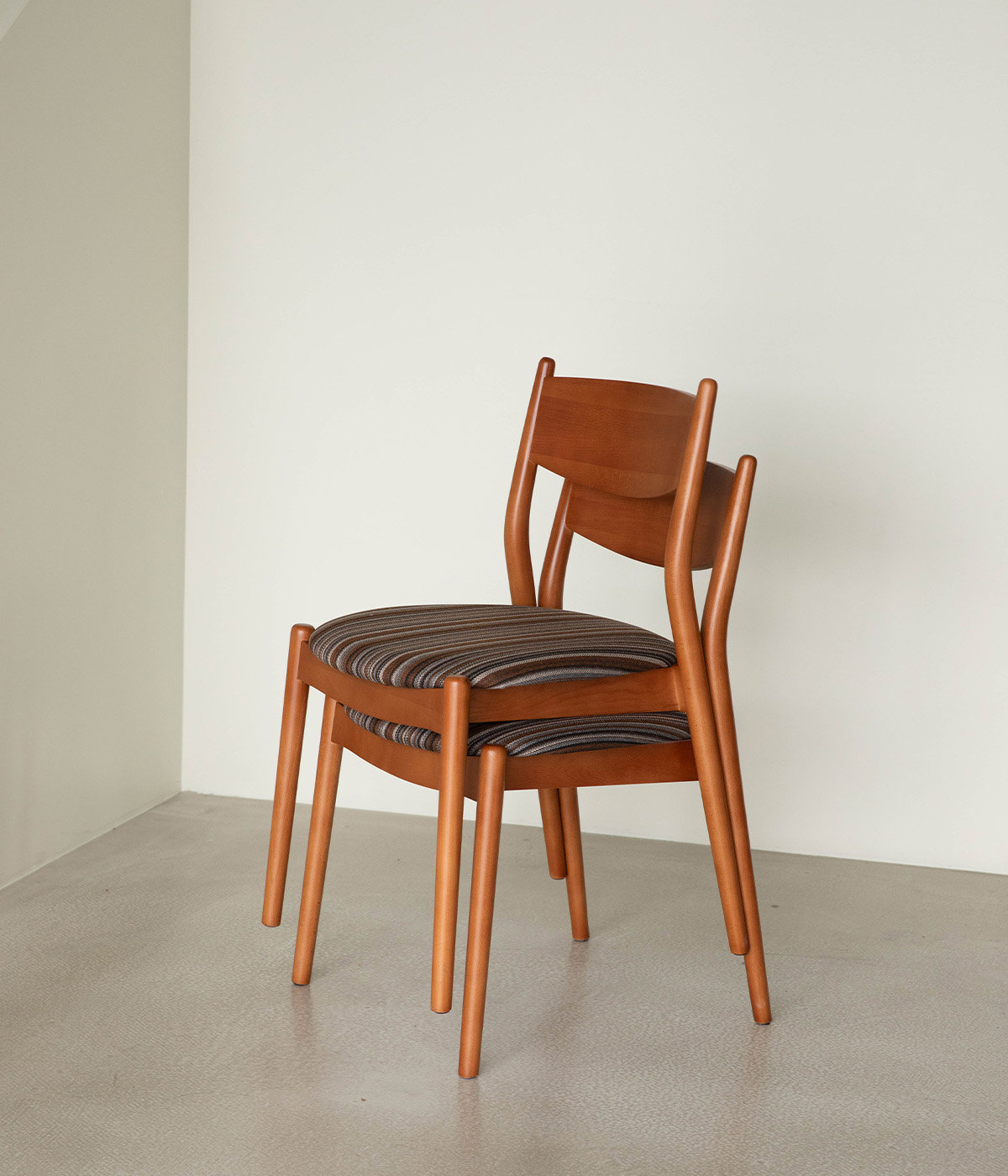 Corrigan Studio® Nordic Medieval Solid Wood Beech Dining Chair Backrest ...