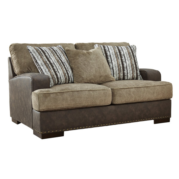 Loon Peak® Causeuse inclinable en velours de 68 po Dontee - Wayfair Canada