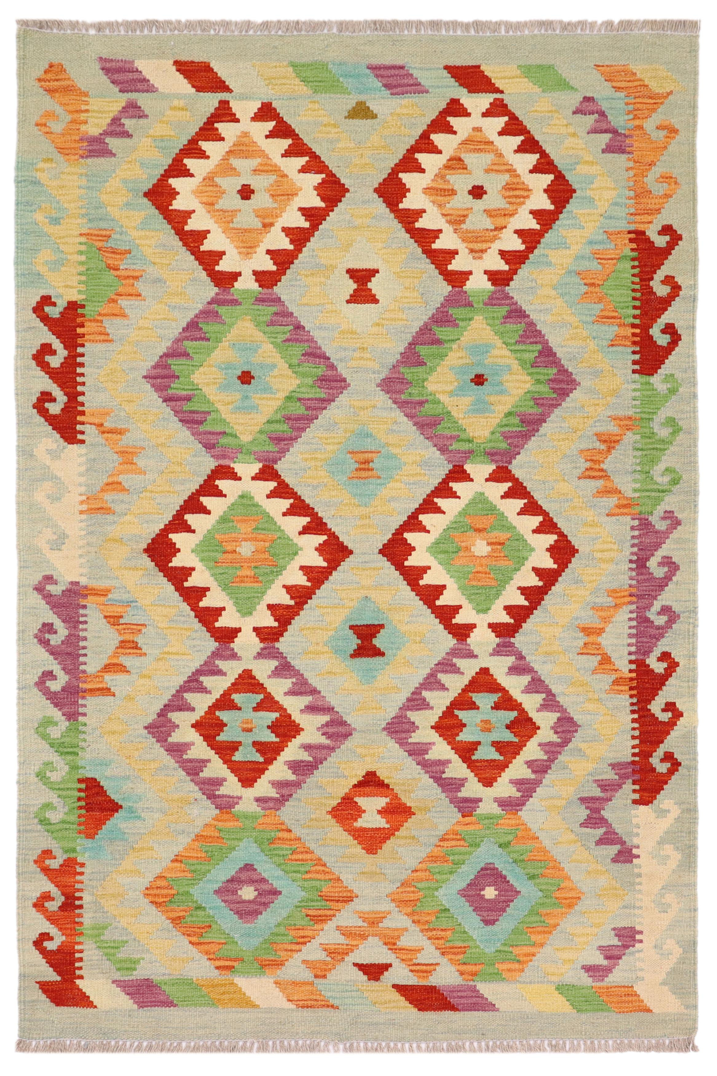 Isabelline Hand Knotted Wool Southwestern Rug | Wayfair