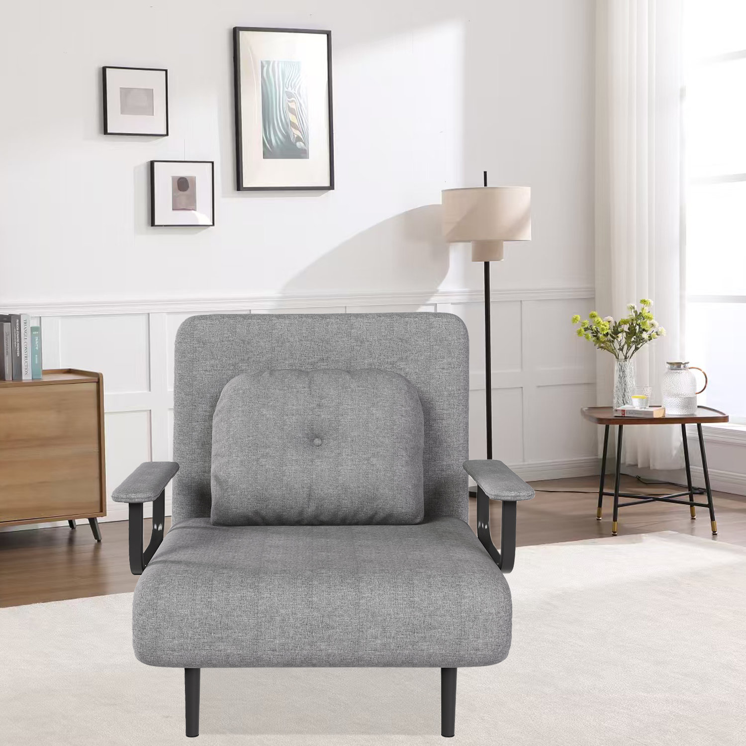 Latitude Run® Modern Convertible Sofa Bed Multifunctional Accent Chair ...