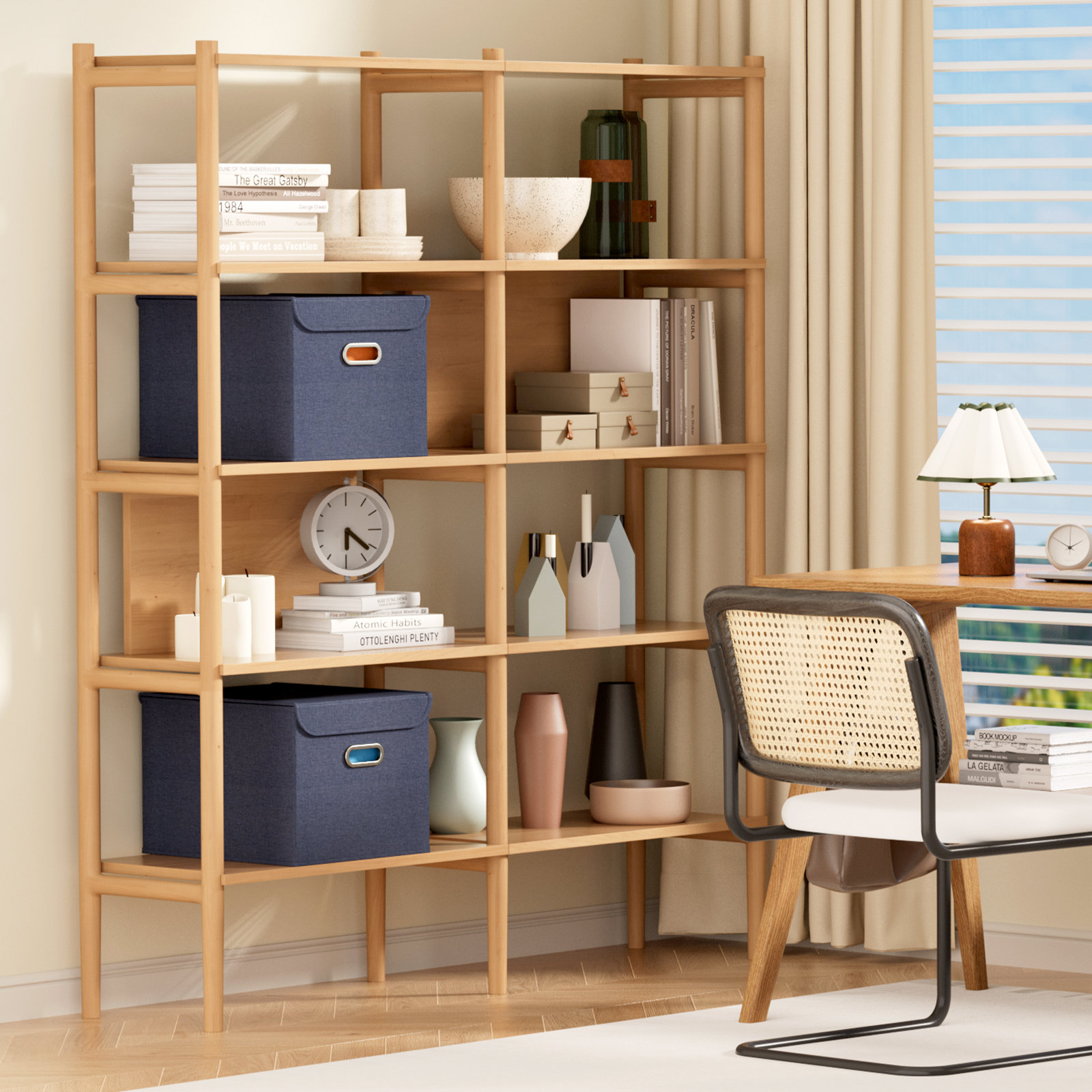 Latitude Run® File Organizer Box With Lids, Portable Storage File Boxes ...