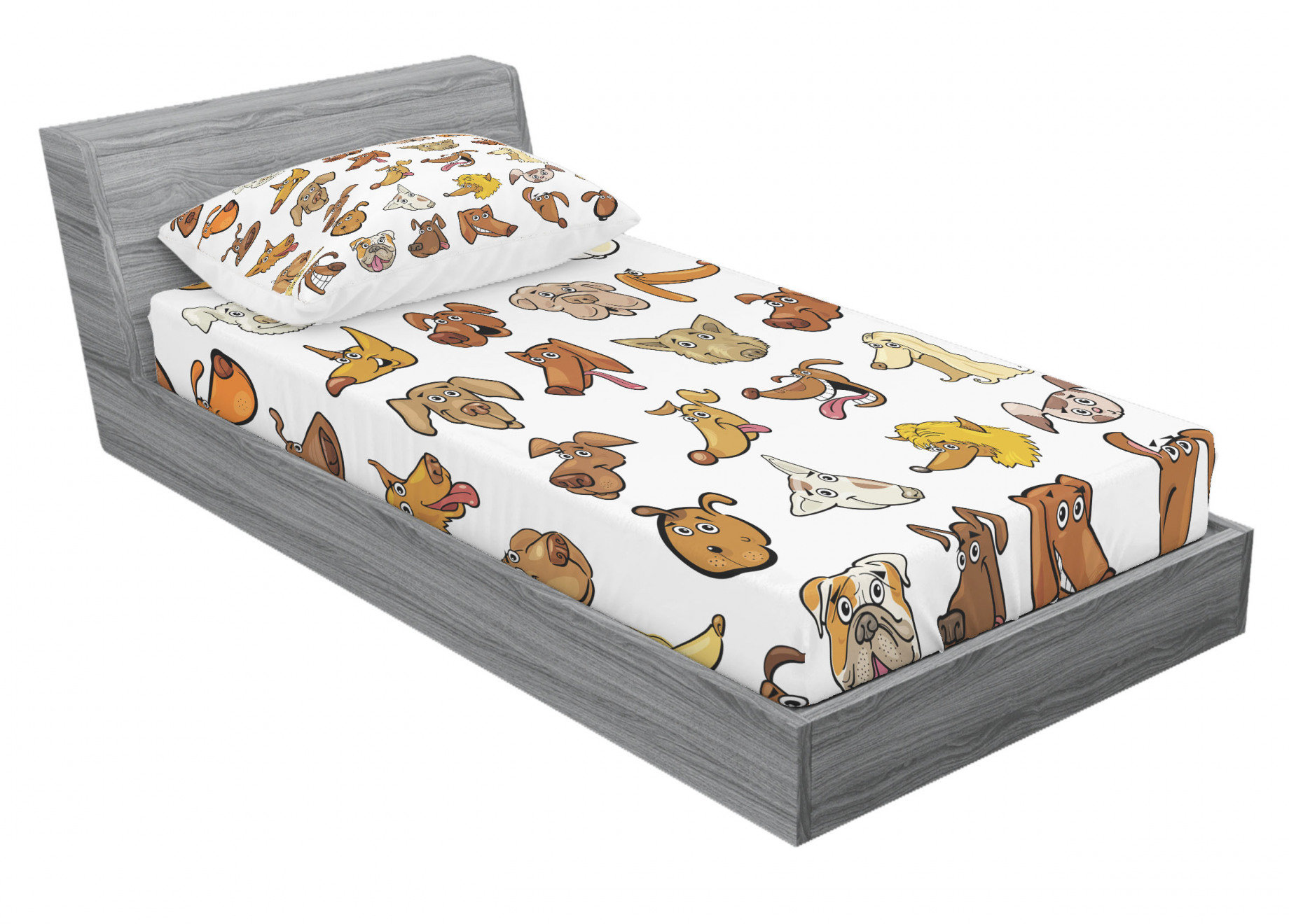 Ambesonne Dog Sheet Set | Wayfair