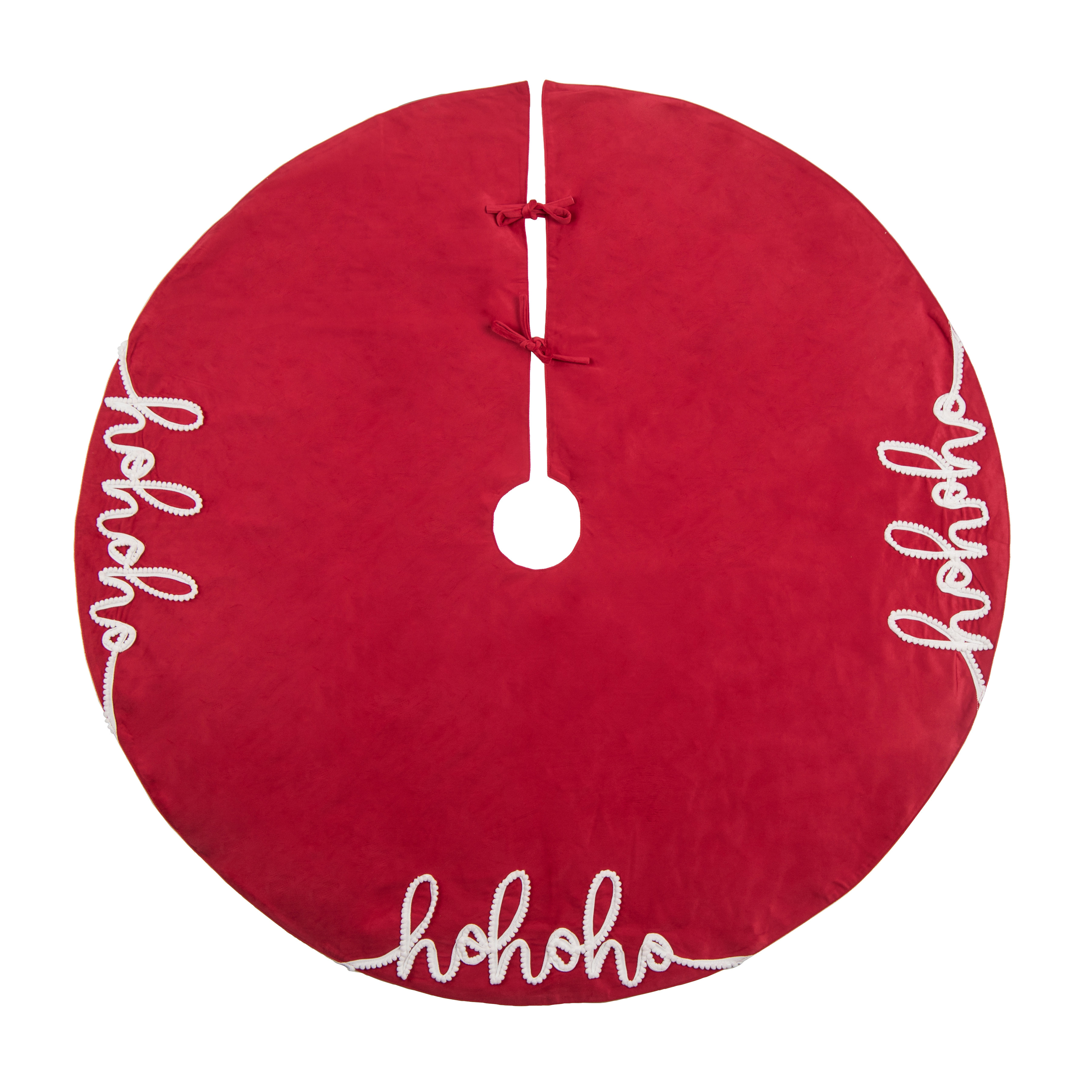 The Holiday Aisle® Ho Ho Ho Tree Skirt - Wayfair Canada