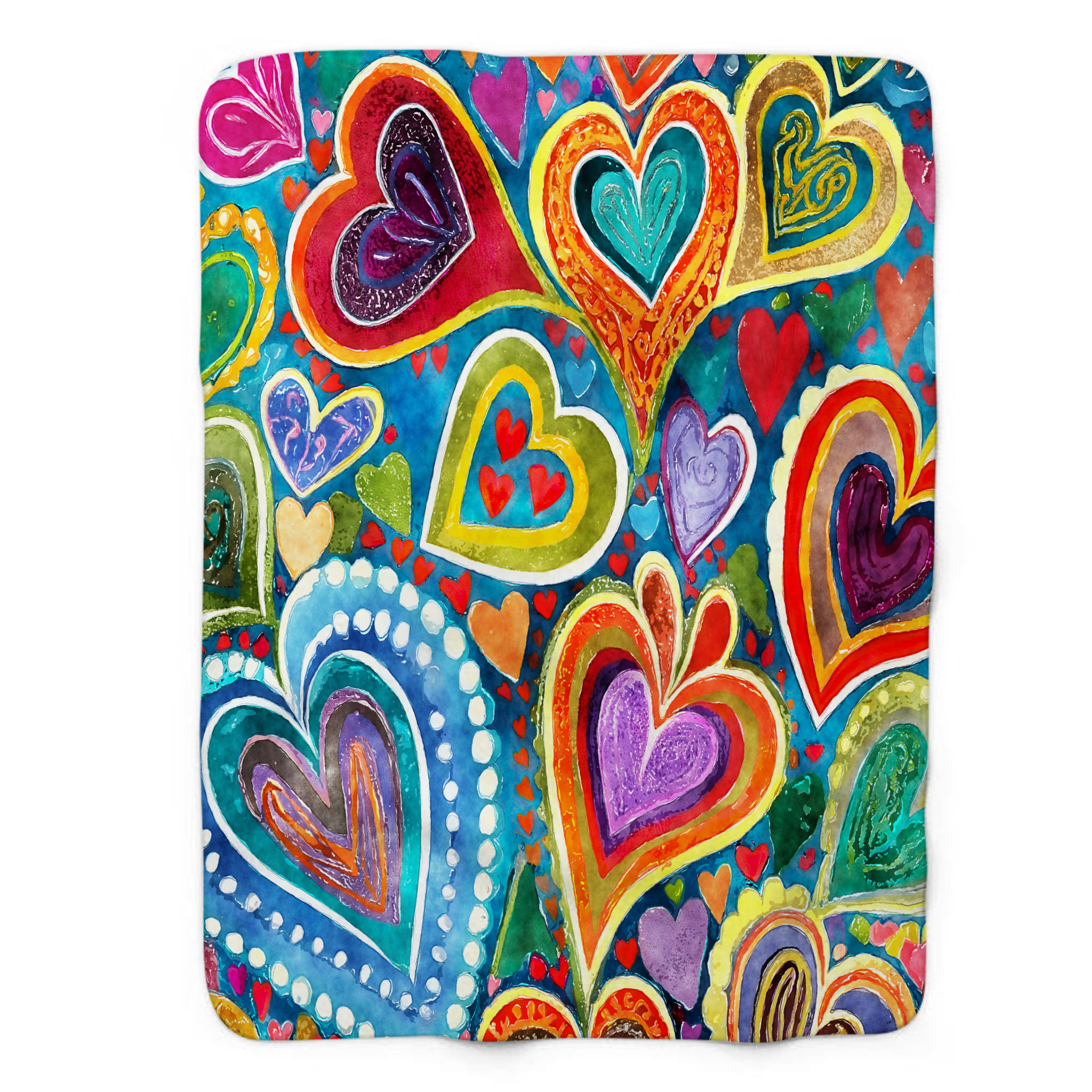 MentionedYou Playful Love Rays Throw Blanket | Wayfair