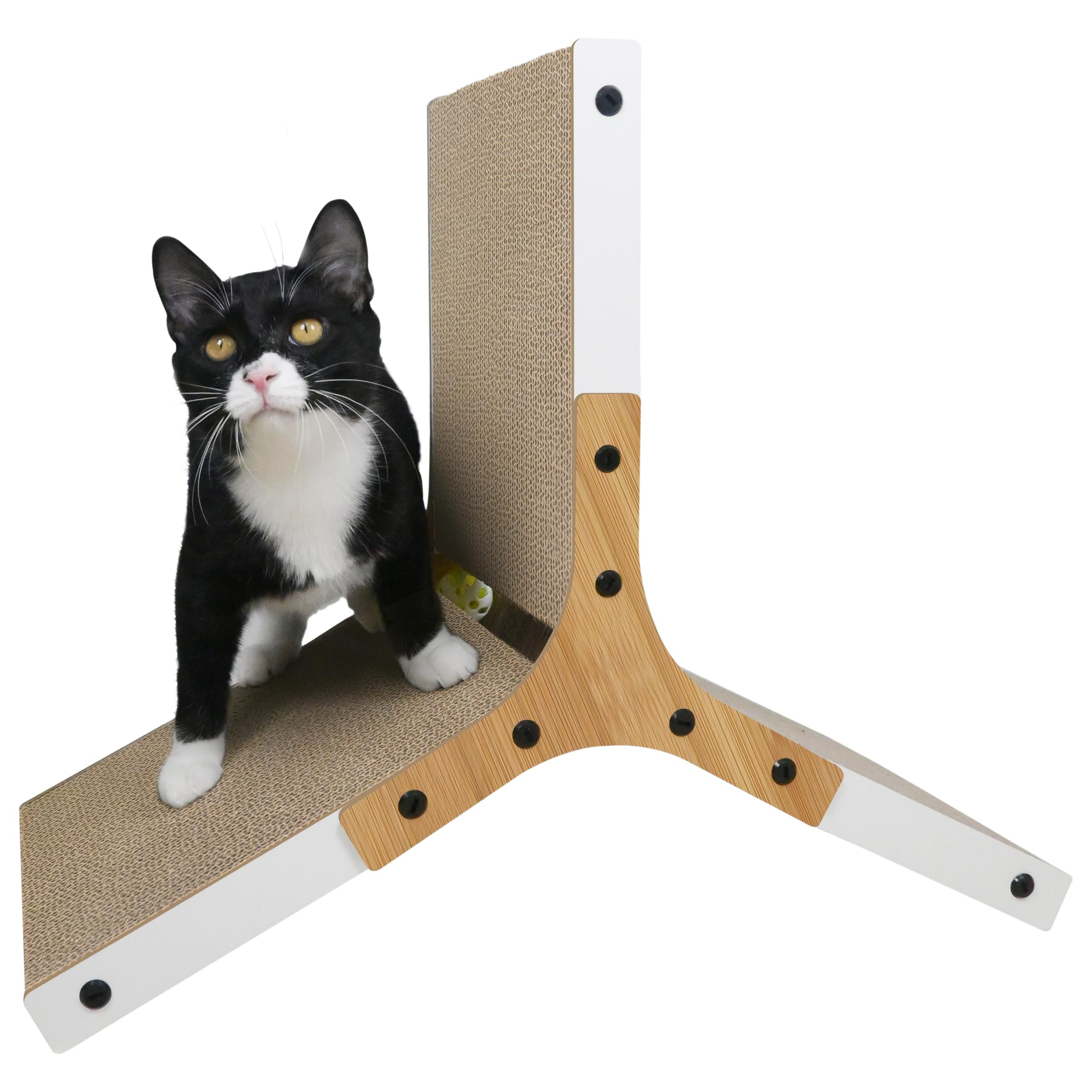 Archie & Oscar™ Cat Scratcher 6-Sided Triangle Cat Scratching Board,Cat ...