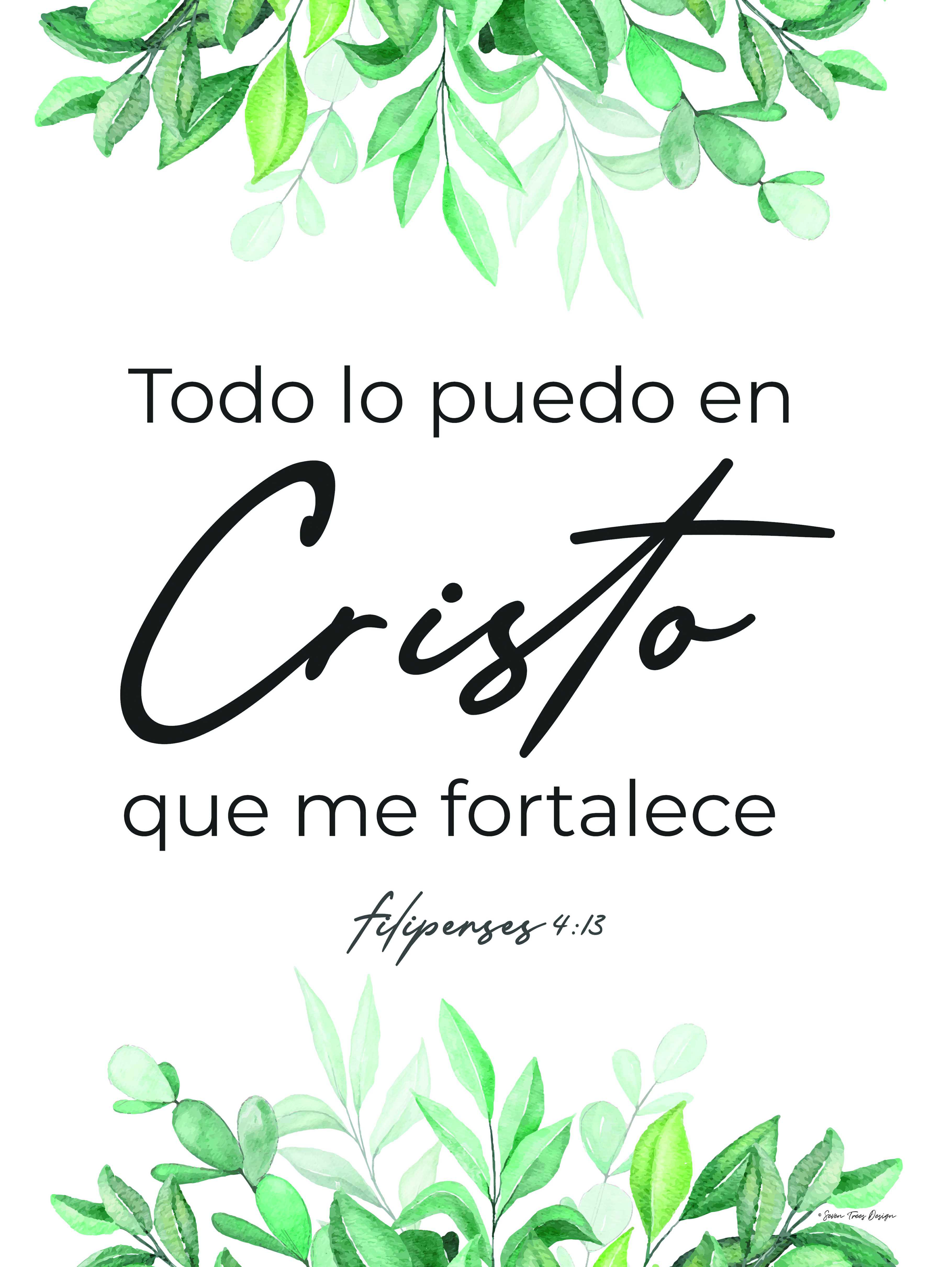 Trinx Philippians 4:13 - Spanish - Wrapped Canvas Print | Wayfair