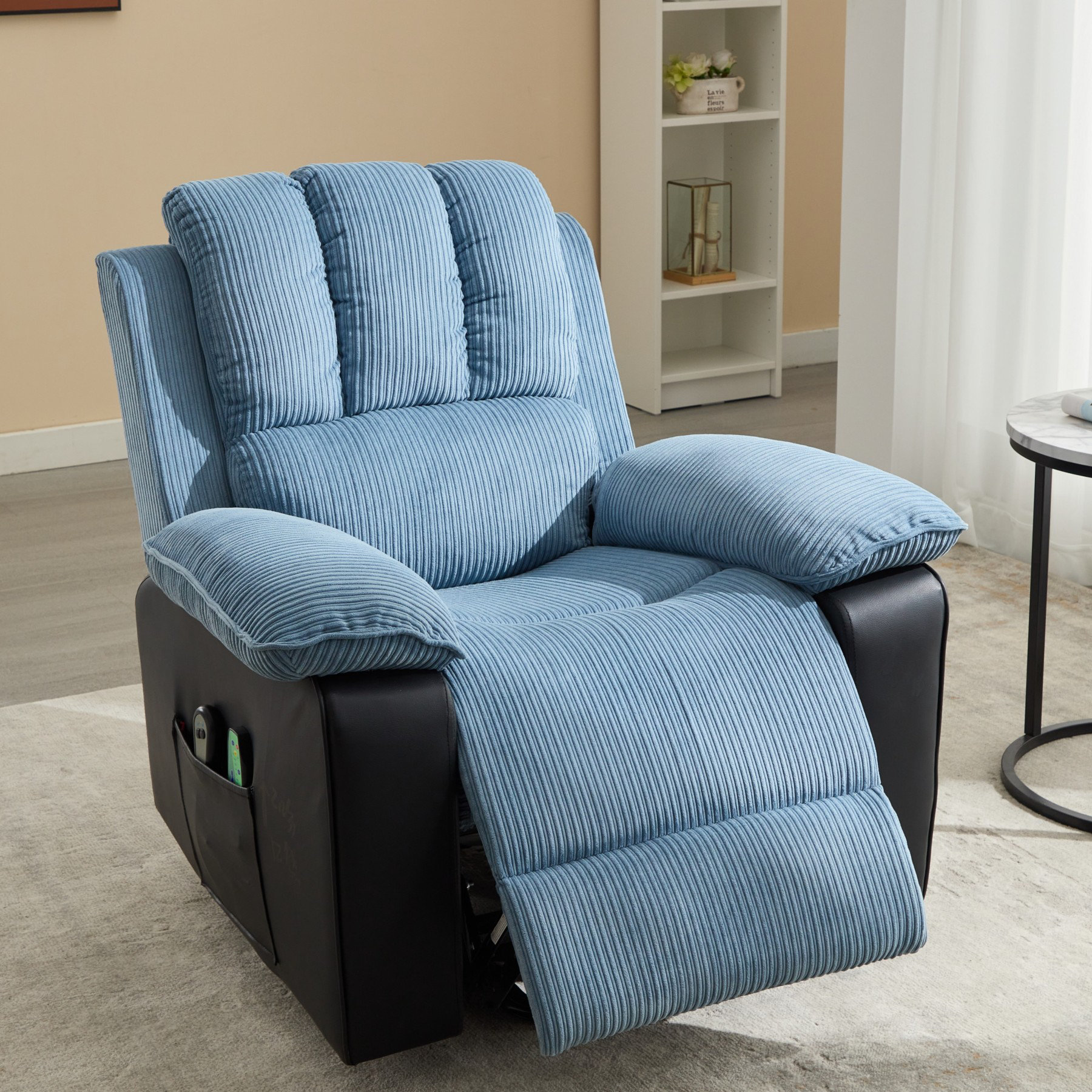 Red Barrel Studio® Recliner chair with Heat and Vibrating Massage ...