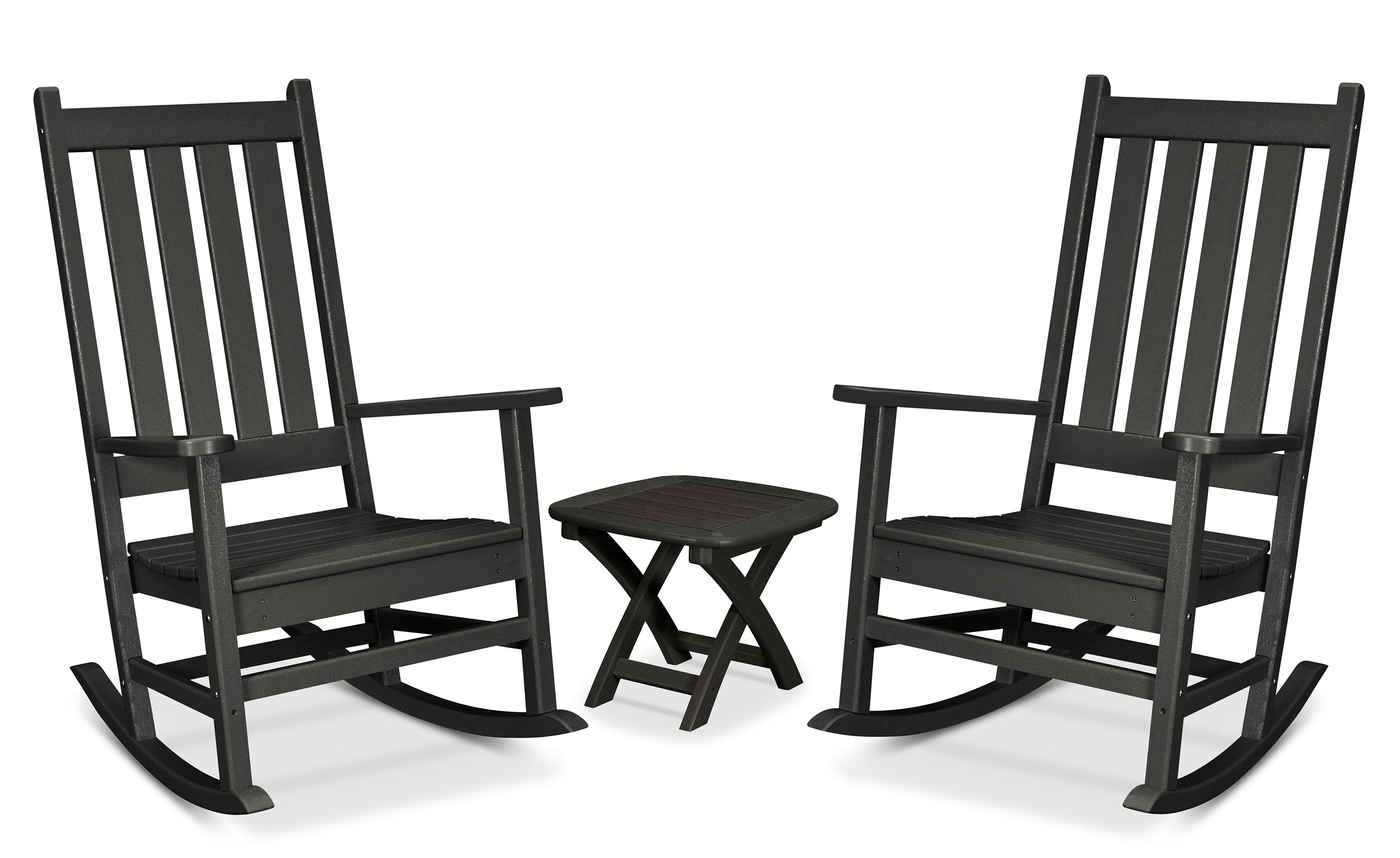 Trex Outdoor POLYWOOD Cape Cod 3-Piece Porch Rocking Chair Set ...