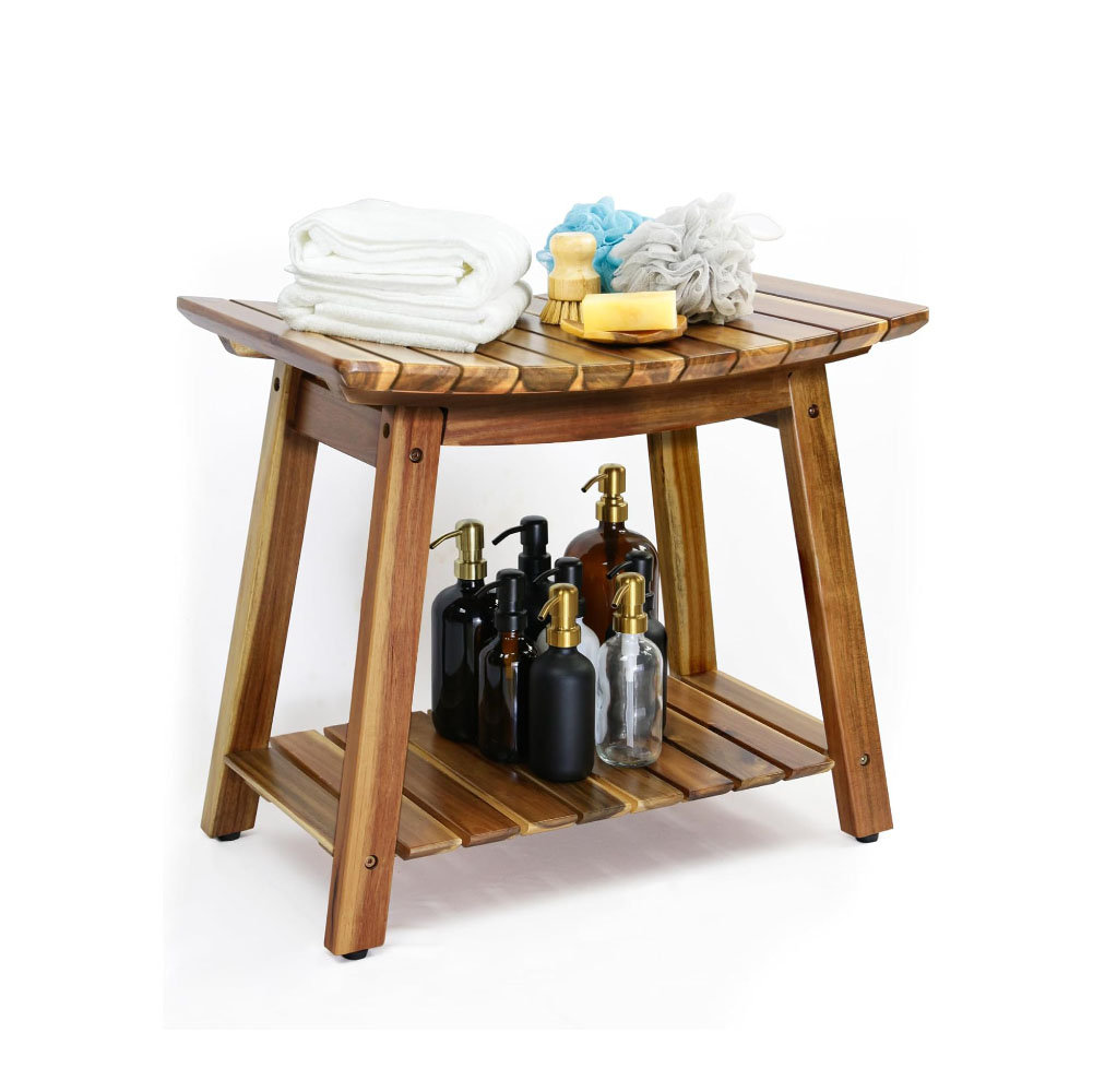 Minoky Shower Stool Bench Chair For Inside Shower To Sit On, 24 Inches ...