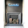 Artisan Kraft Beveled Curved Cast Stone Fireplace Surround with ...