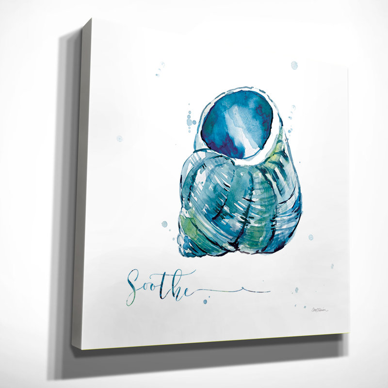 Highland Dunes " Blue Shell Soothe " by Carol Robinson & Reviews | Wayfair