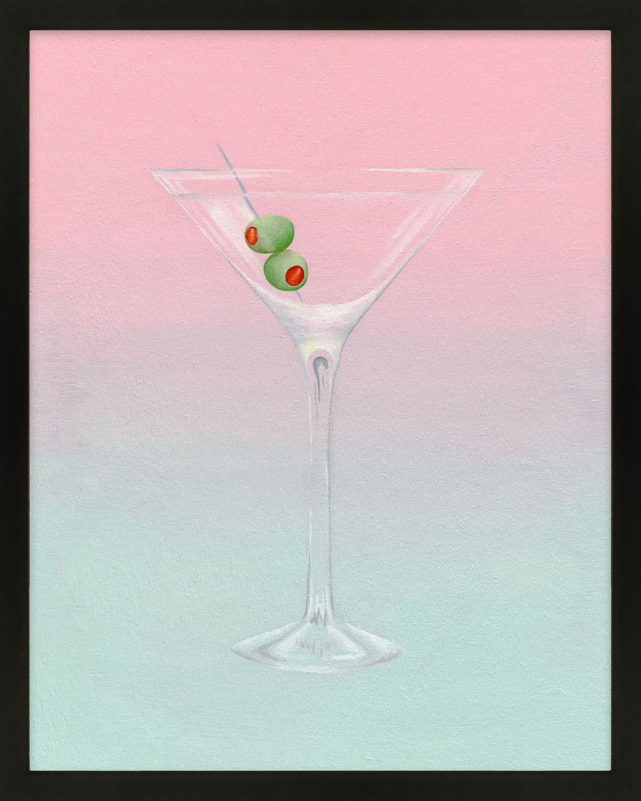 Lipman Art Olive Martini by Katy Montica - Framed Wall Art - Wayfair Canada
