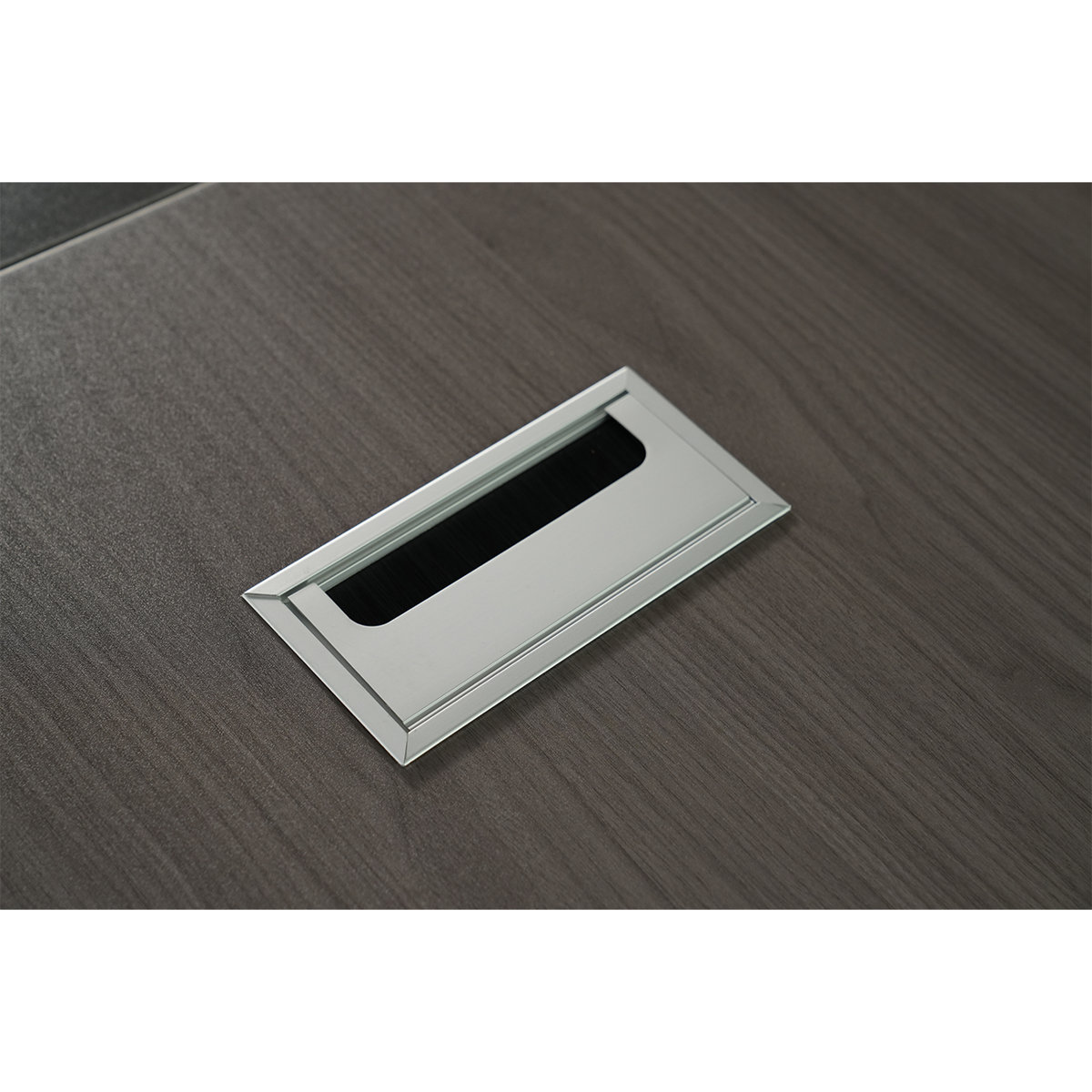 Hokku Designs Deluxe gray two-cabinet modern desk | Wayfair