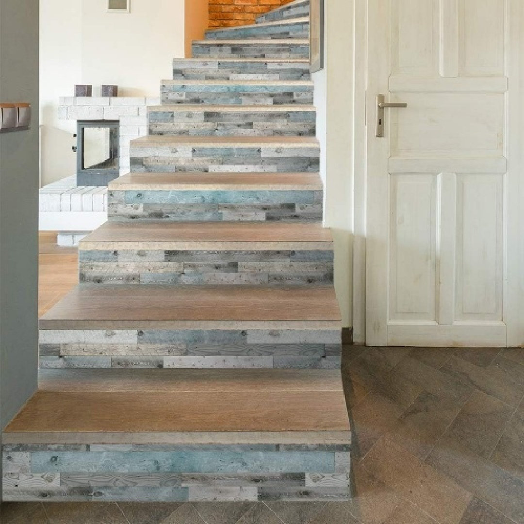 OFFICE FURNITURE 4 LESS 13 Pcs PVC Stair Sticker For Home Loft ...