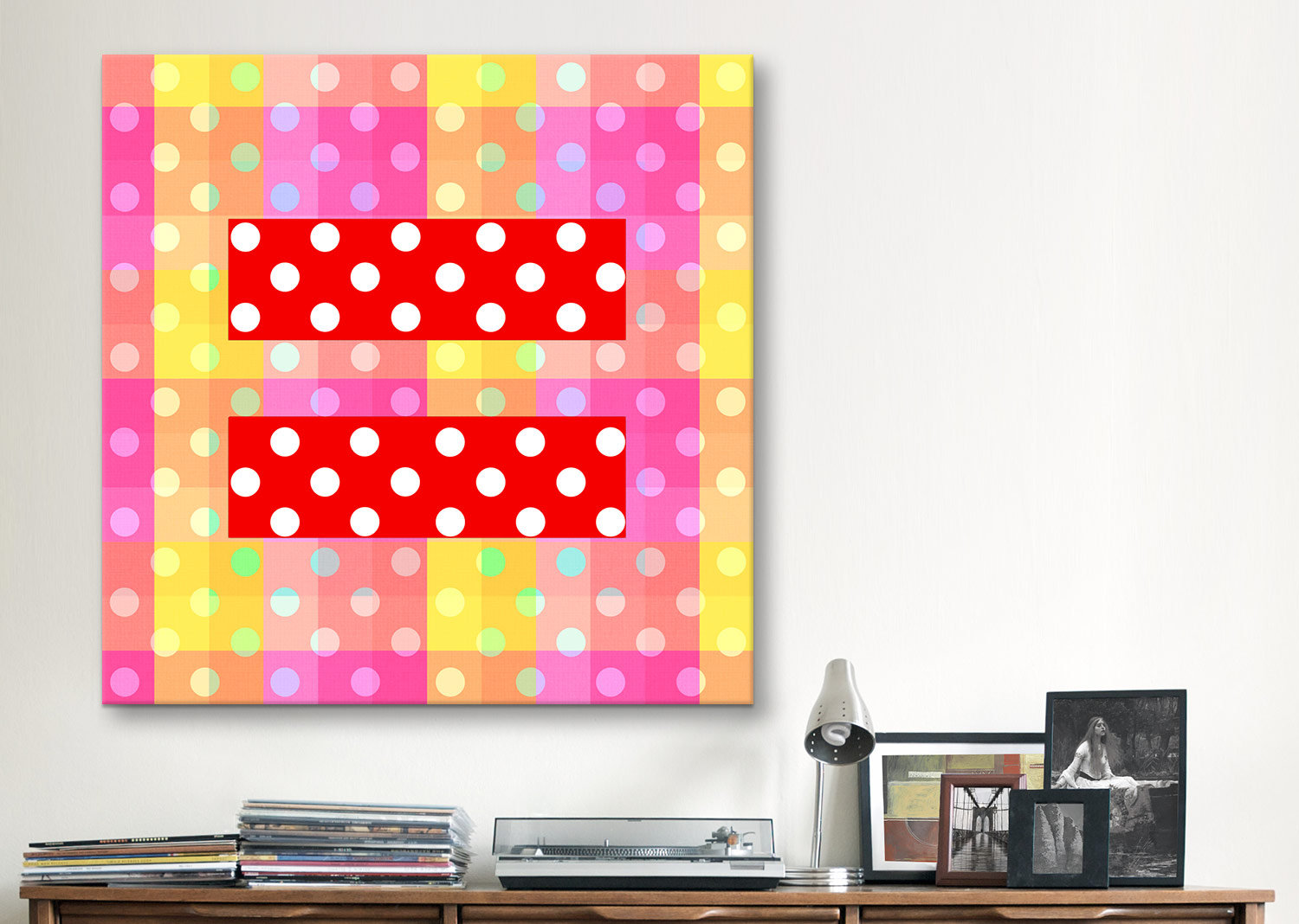 Winston Porter Flags Gay Red Equality Sign, Equal Rights Symbol Graphic ...