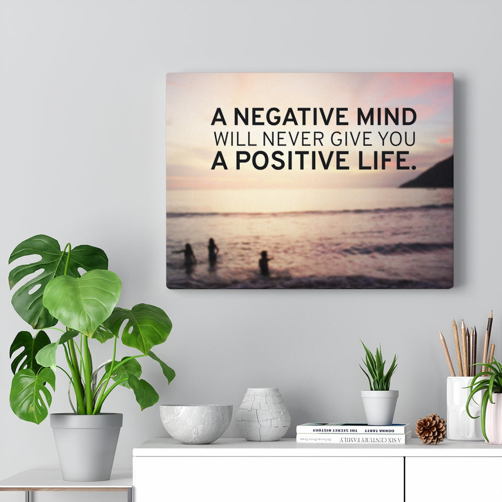 Express Your Love Gifts Inspirational Quote Canvas A Positive Life Wall ...