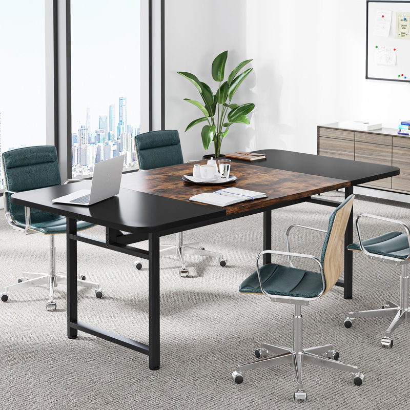 17 Stories Cosetta Rectangular Conference Table & Reviews | Wayfair