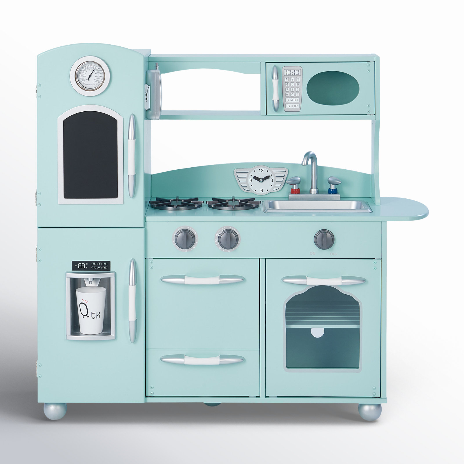 Teamson Kids Retro Wooden Play Kitchen Set & Reviews | Joss & Main