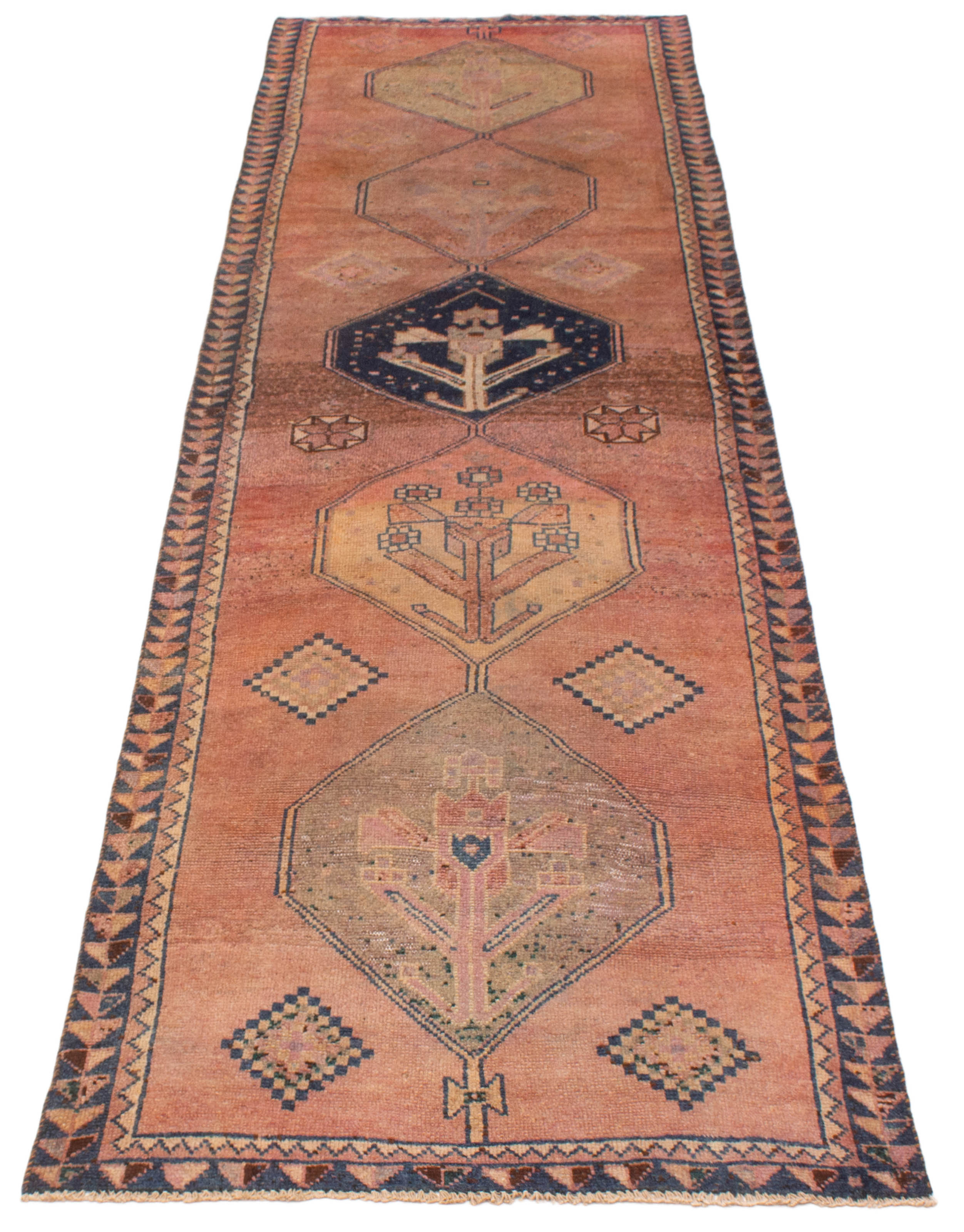 Bungalow Rose Forsan One-of-a-Kind 3'9" X 13' 1990s Runner Wool Area ...