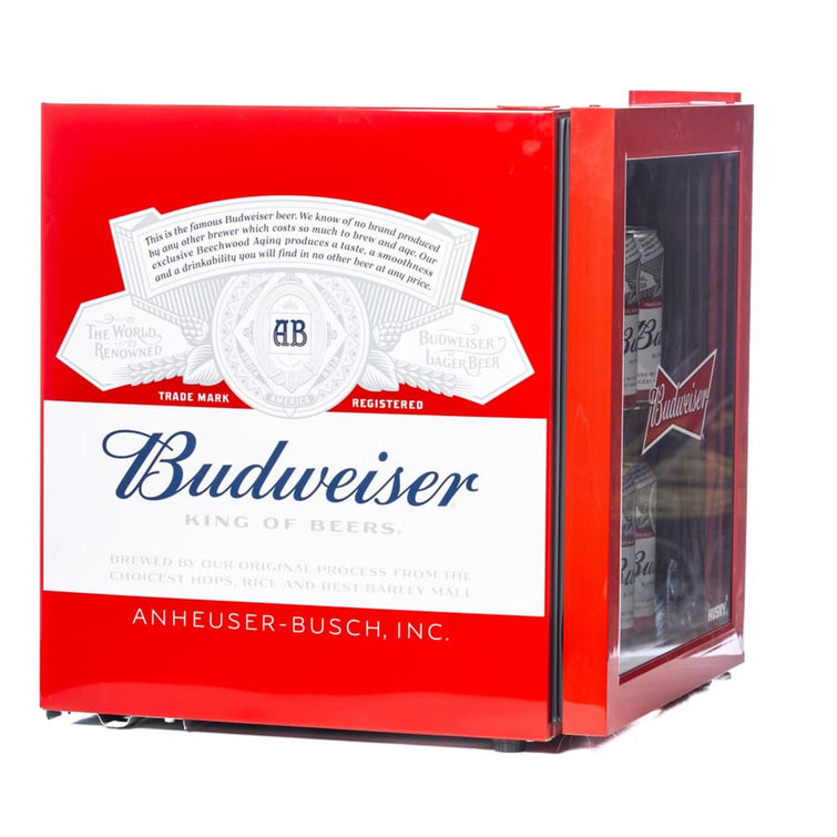 Husky HUS-HU225 Budweiser Design Mini Fridge/Drinks Cooler Refrigerator ...