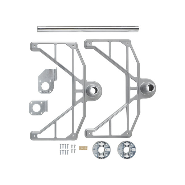 Rev-A-Shelf Polymer Pivot Out Half Moon 2-Shelf Organizer for Blind ...