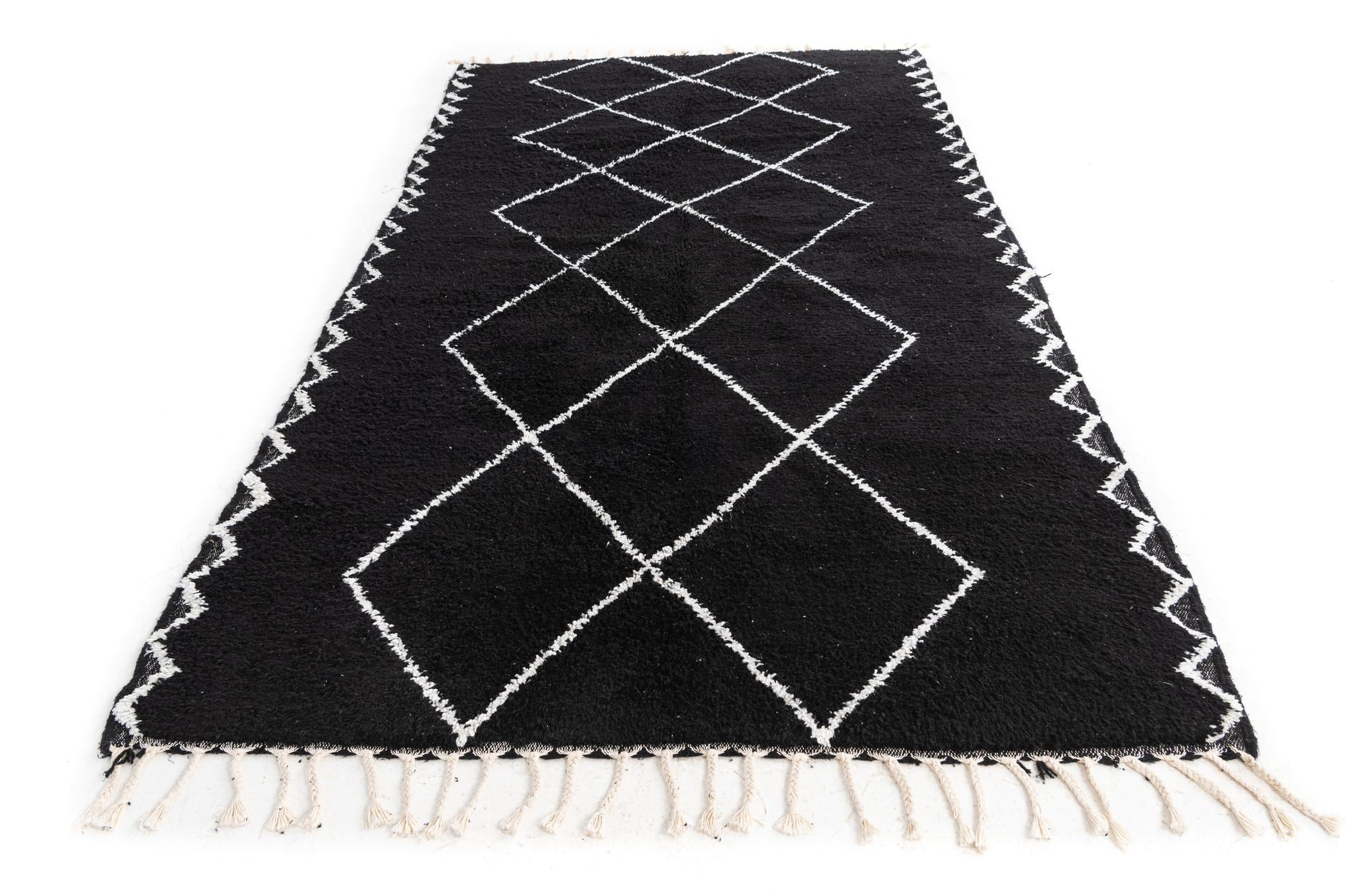 Wayfair Black And White Rug