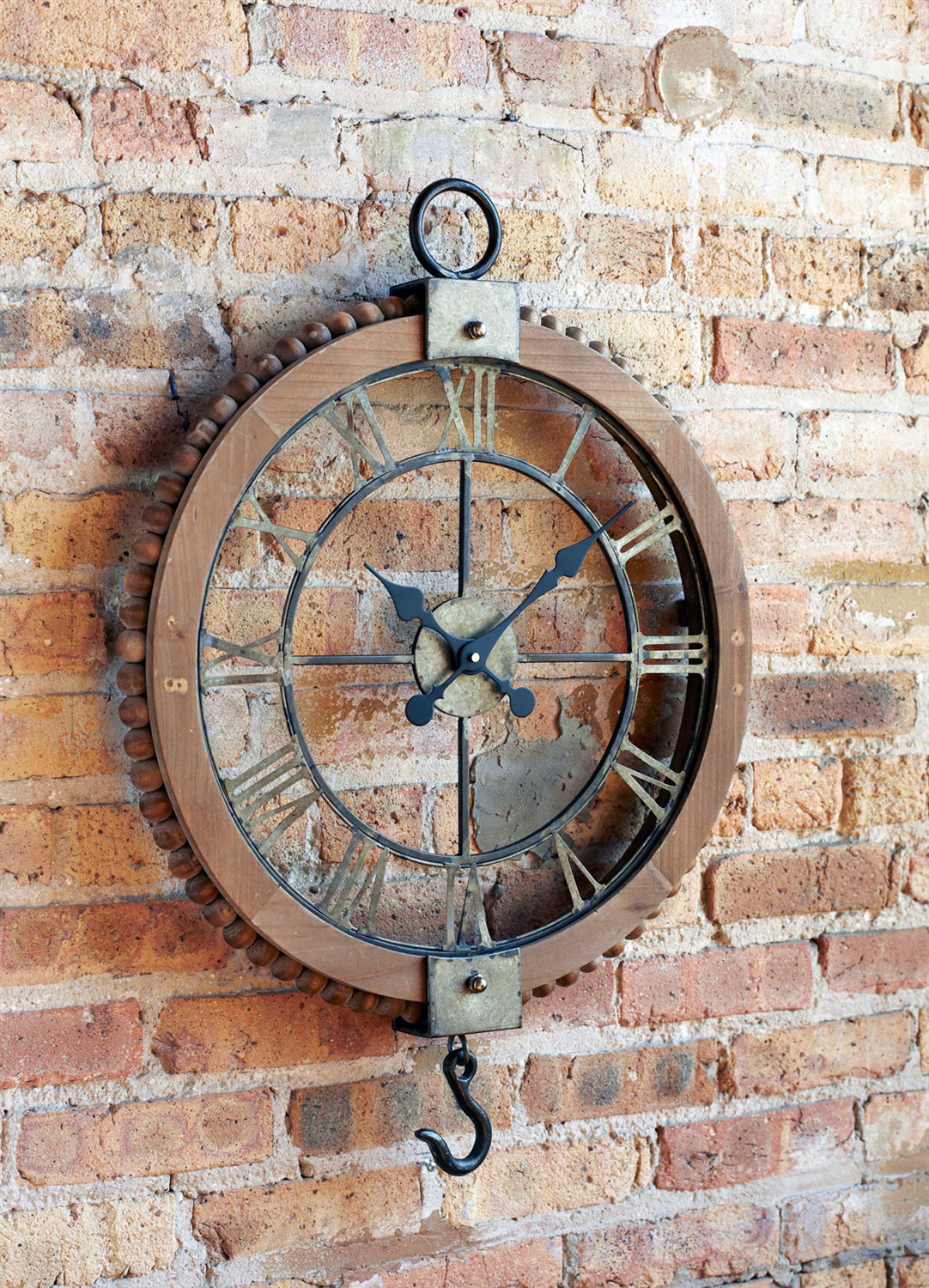 Melrose International Open Wall Clock with Hook & Reviews | Wayfair