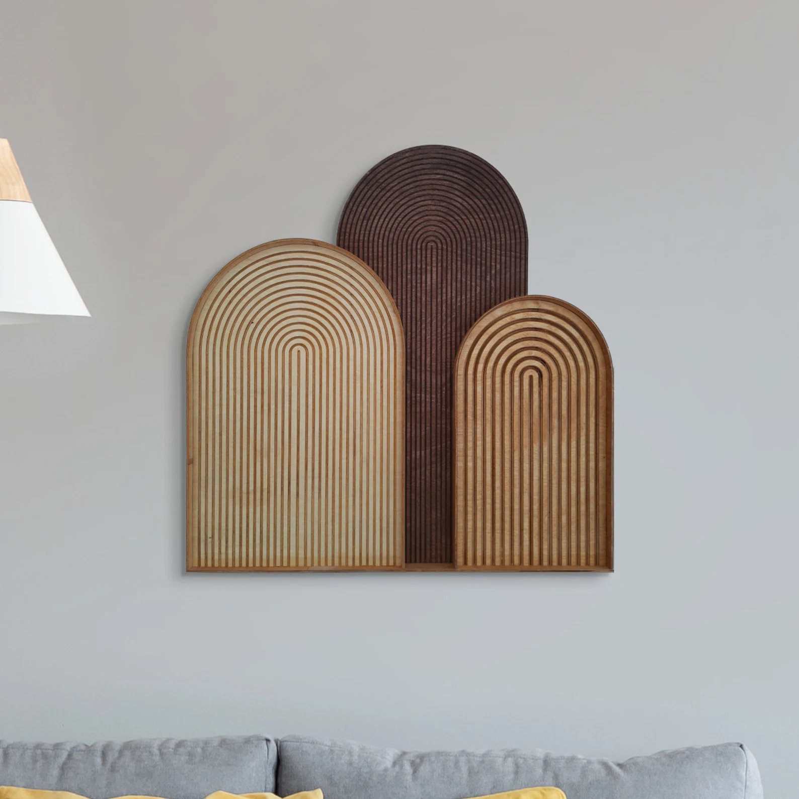 Jaselius Home Wood Wall Line Art Decor | Wayfair