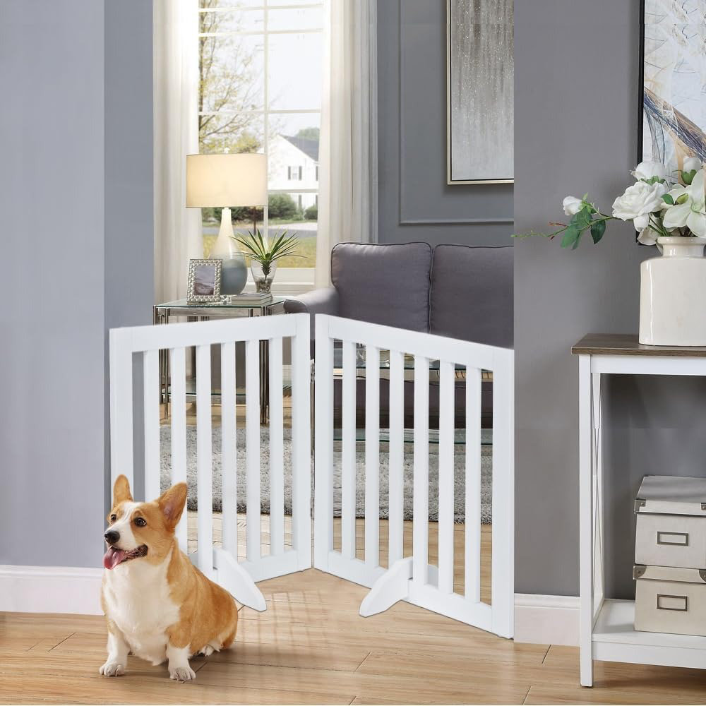 Tucker Murphy Pet™ Barrière pour animaux autoportante 24 po H Unipaws ...