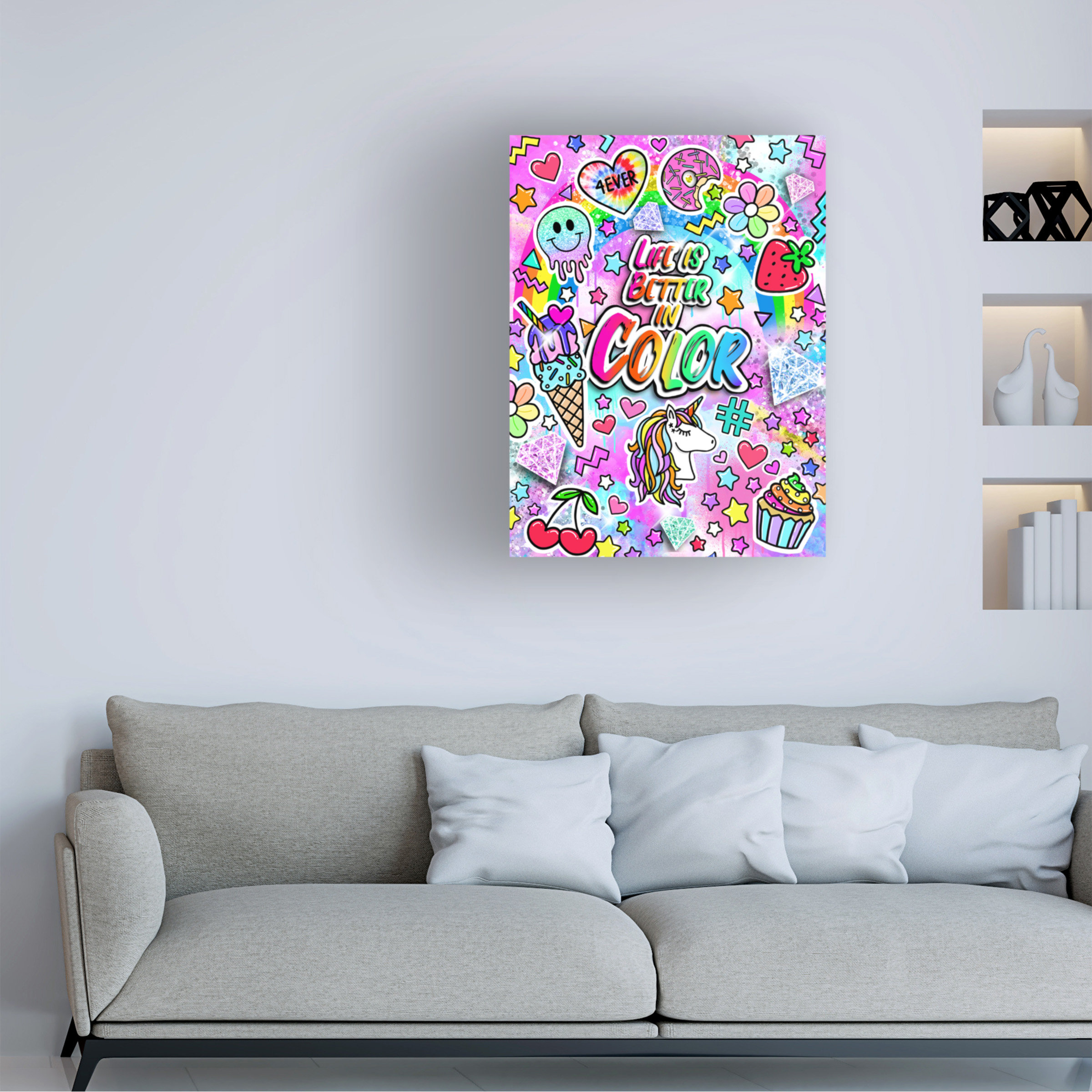 Winston Porter Jess Stempel Life In Color Canvas Art | Wayfair