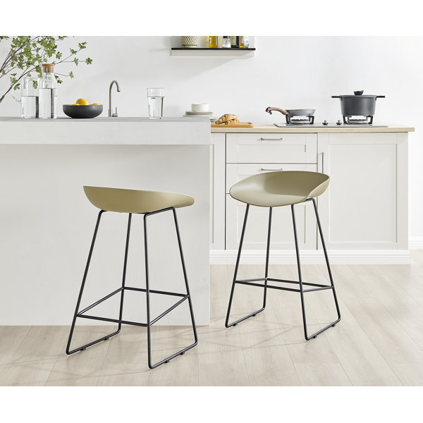 Borough Wharf Lotti 64cm Elegant & Minimalist Breakfast Bar Stool ...