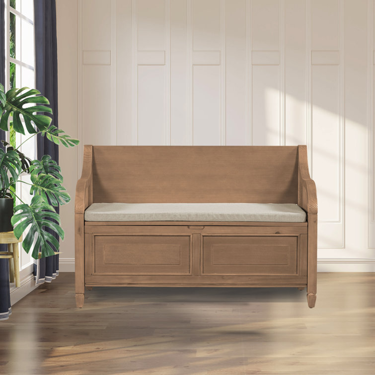 Red Barrel Studio® Caellan Upholstered Storage Bench | Wayfair