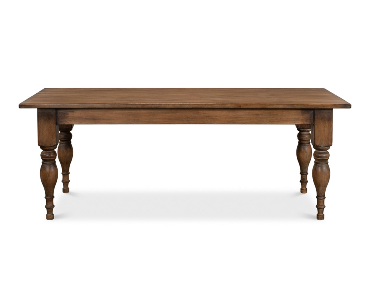 Sarreid Ltd Gabby Dining Table, Brown | Wayfair